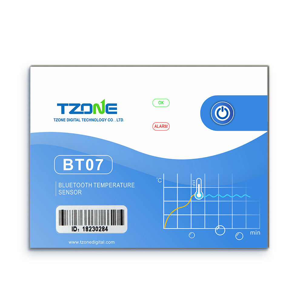 Tzone - New Arrival Ultra-Thin Bluetooth Logger | Temperature Device for Cold Chain Transport